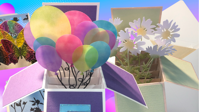 Pop-up Box Card Class - Artsy Island Girl