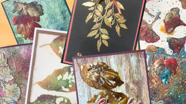 Magical Fall Foliage Card Class - Artsy Island Girl
