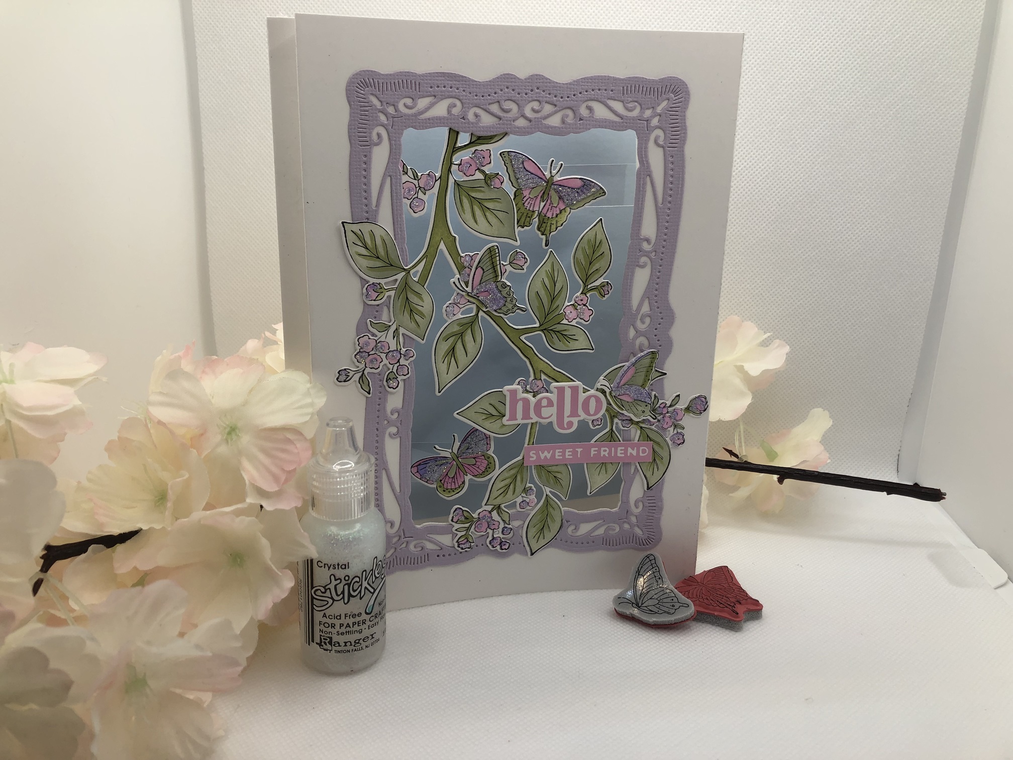 A simple and Easy Shadowbox Card - Artsy Island Girl