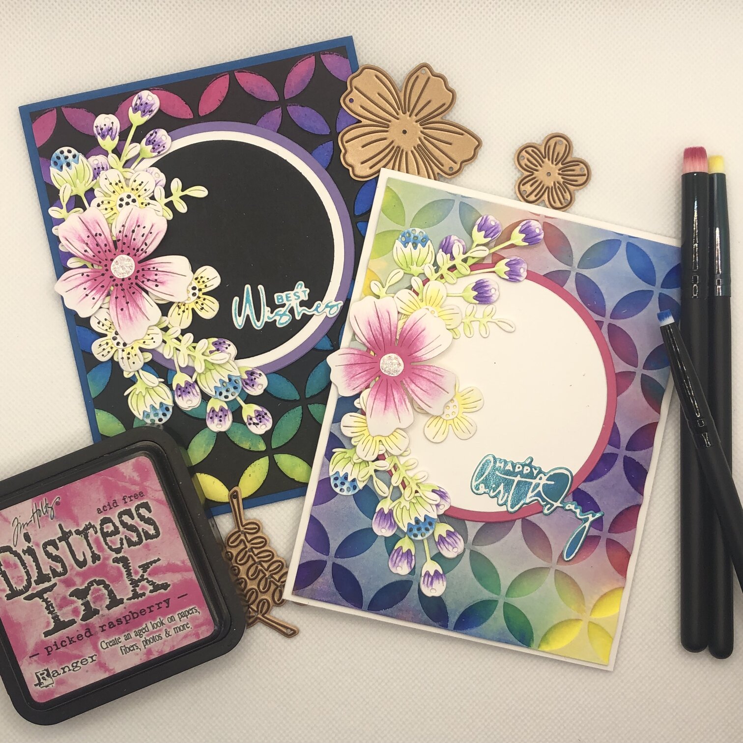 Ink Techniques for Card Making - Artsy Island Girl
