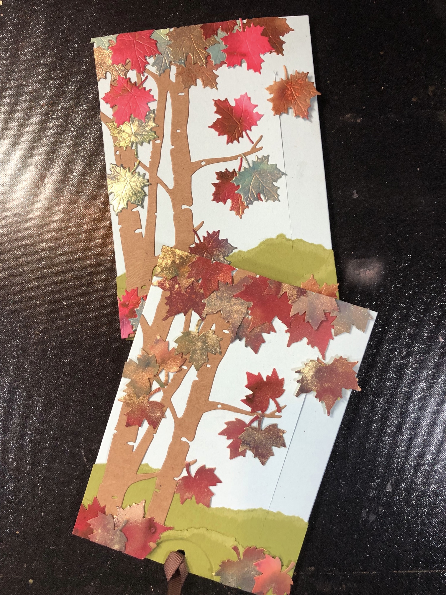 Autumn Slider Card with Magicals - Artsy Island Girl