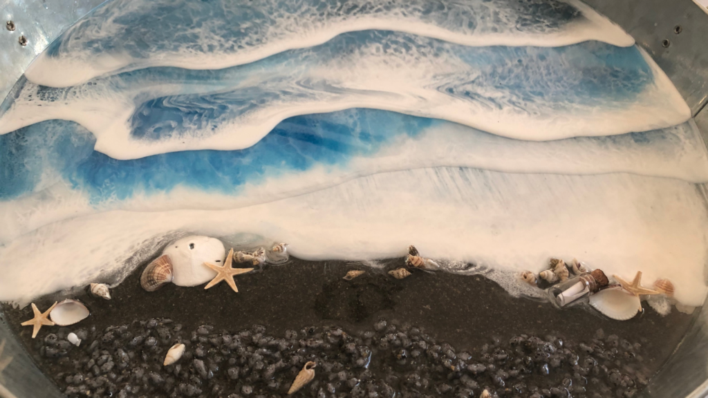 Large Resin Beach Tray - Artsy Island Girl