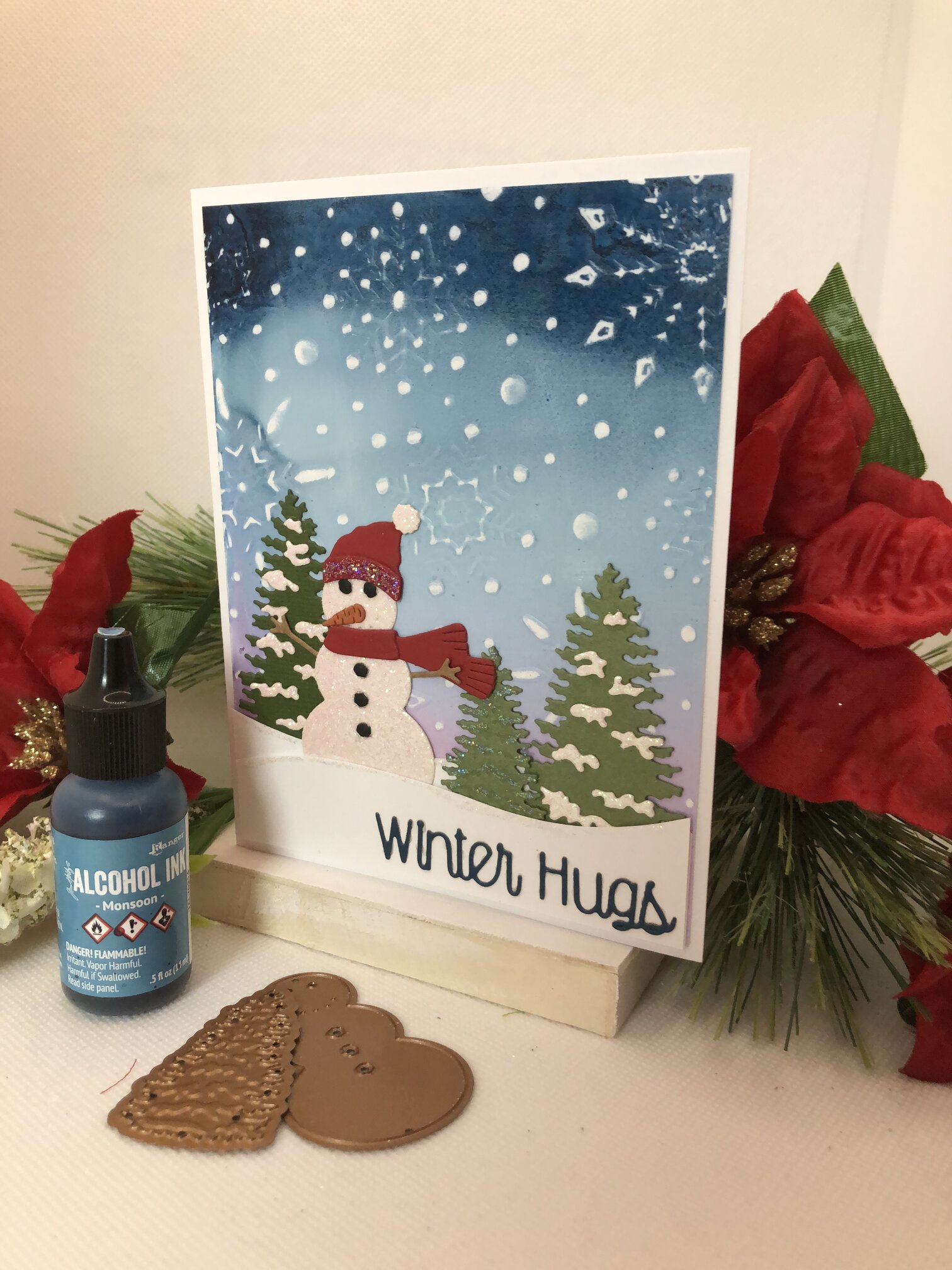 Alcohol Ink Background Card - Artsy Island Girl