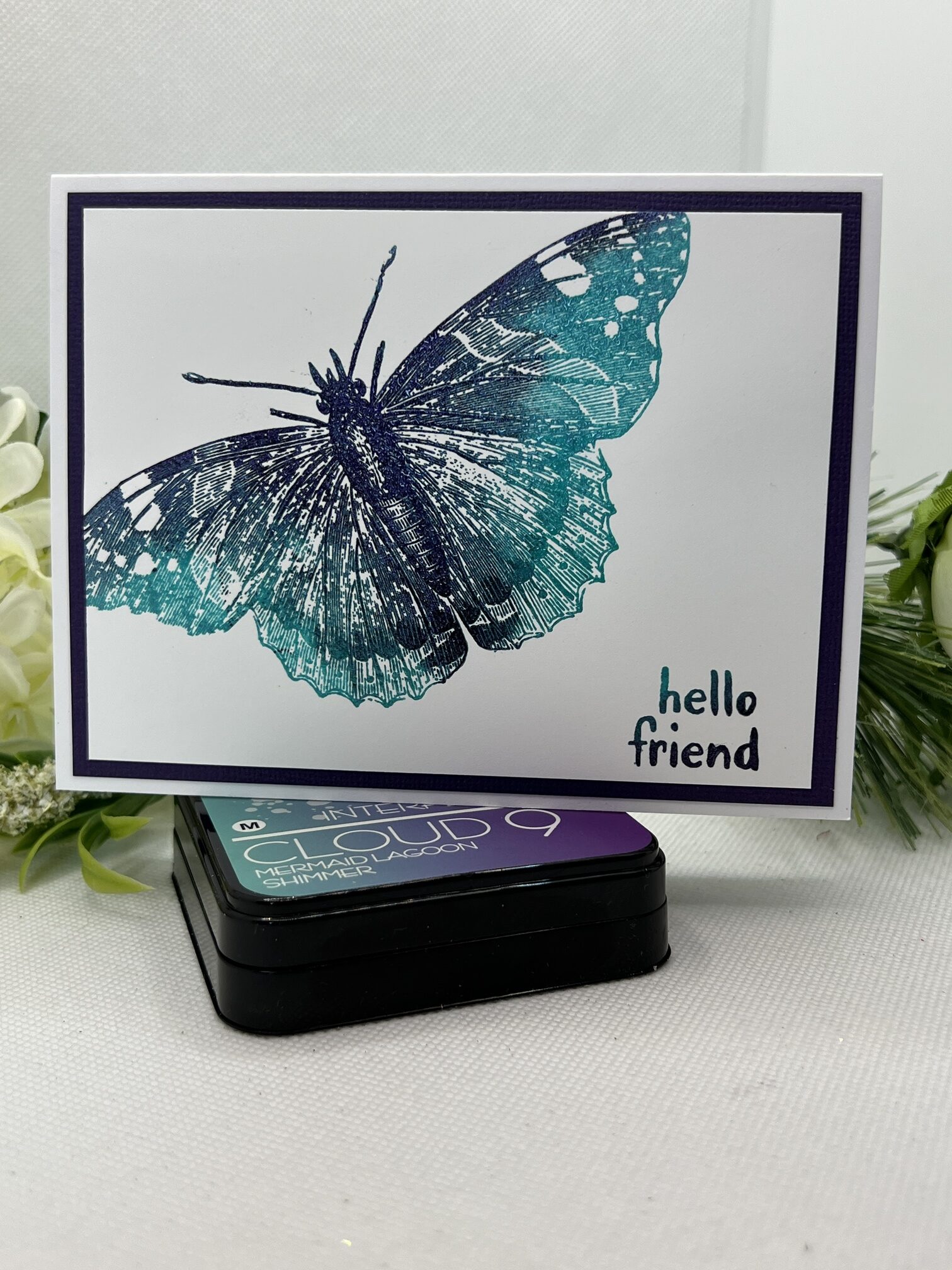 Create Card Making Magic with Interference Ink Pads - Artsy Island Girl
